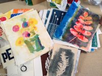 Gathering prints in progress - Linda Germain