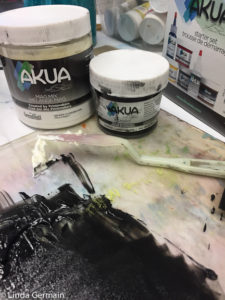 Loving Akua Intaglio ink for Trace Monoprinting - Linda Germain